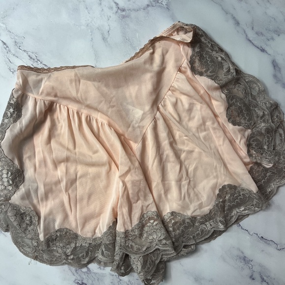 Flair | Intimates & Sleepwear | Vintage Blush And Taupe Lacy Tap Pants ...